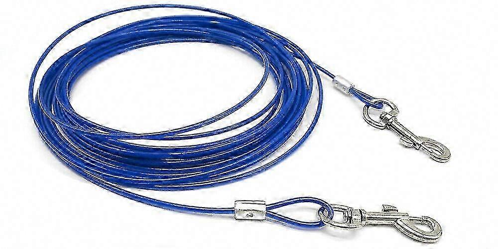 Pet Dog Tie Out Cable Lead Leash Wire for Garden & Camping 10/16/32FT ...