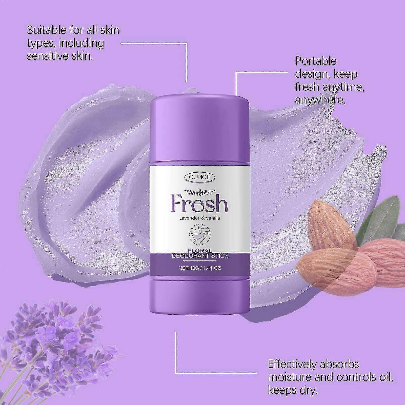 Long-Lasting Lavender Scent Underarm Stick | Gentle Anti-Perspirant ...