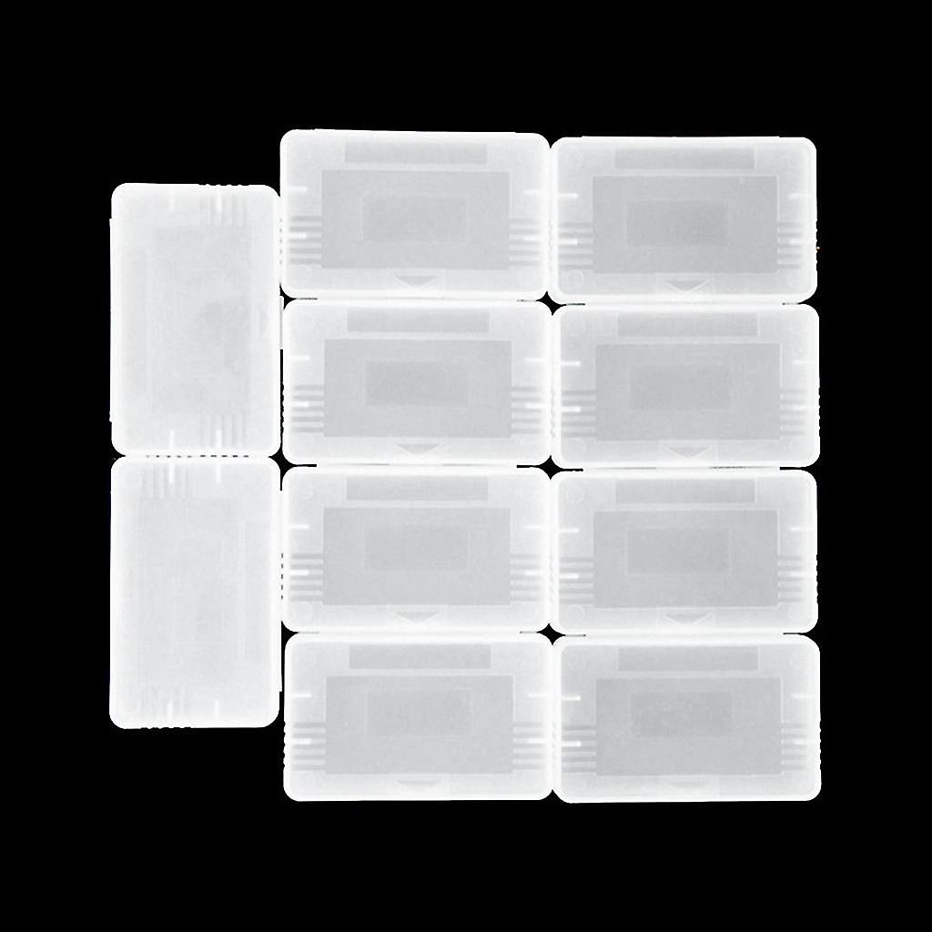 10pcs Clear Protective Game Cartridge For Case Storage Box Gameboy Gb ...