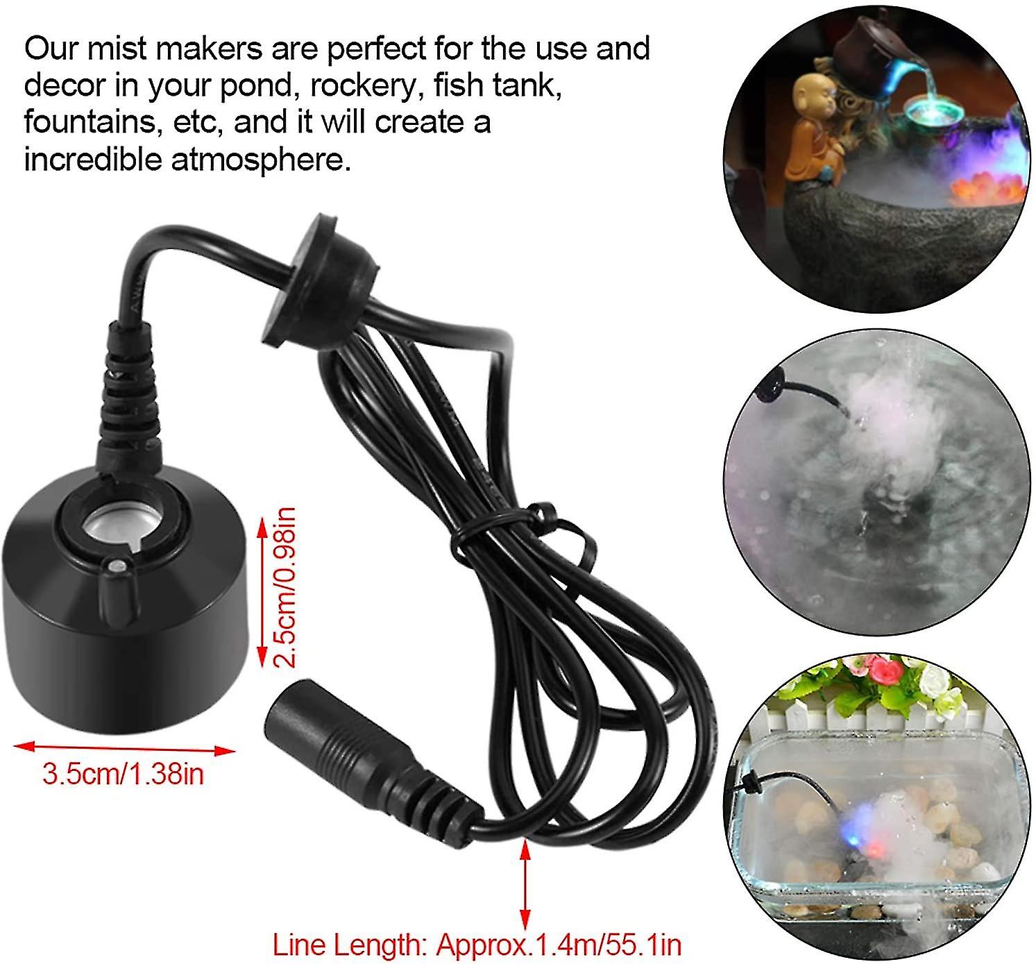 Mist Maker, Water Pond Fountain Fog Machine Atomizer Indoor Mister ...