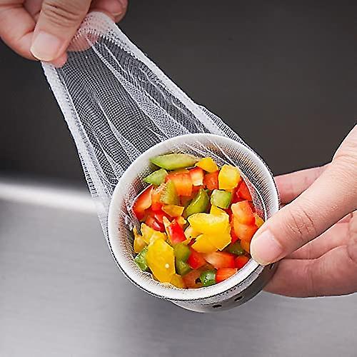 100 Pieces Kitchen Sink Strainer Mesh Net Sewer Strainer Mesh Net With ...