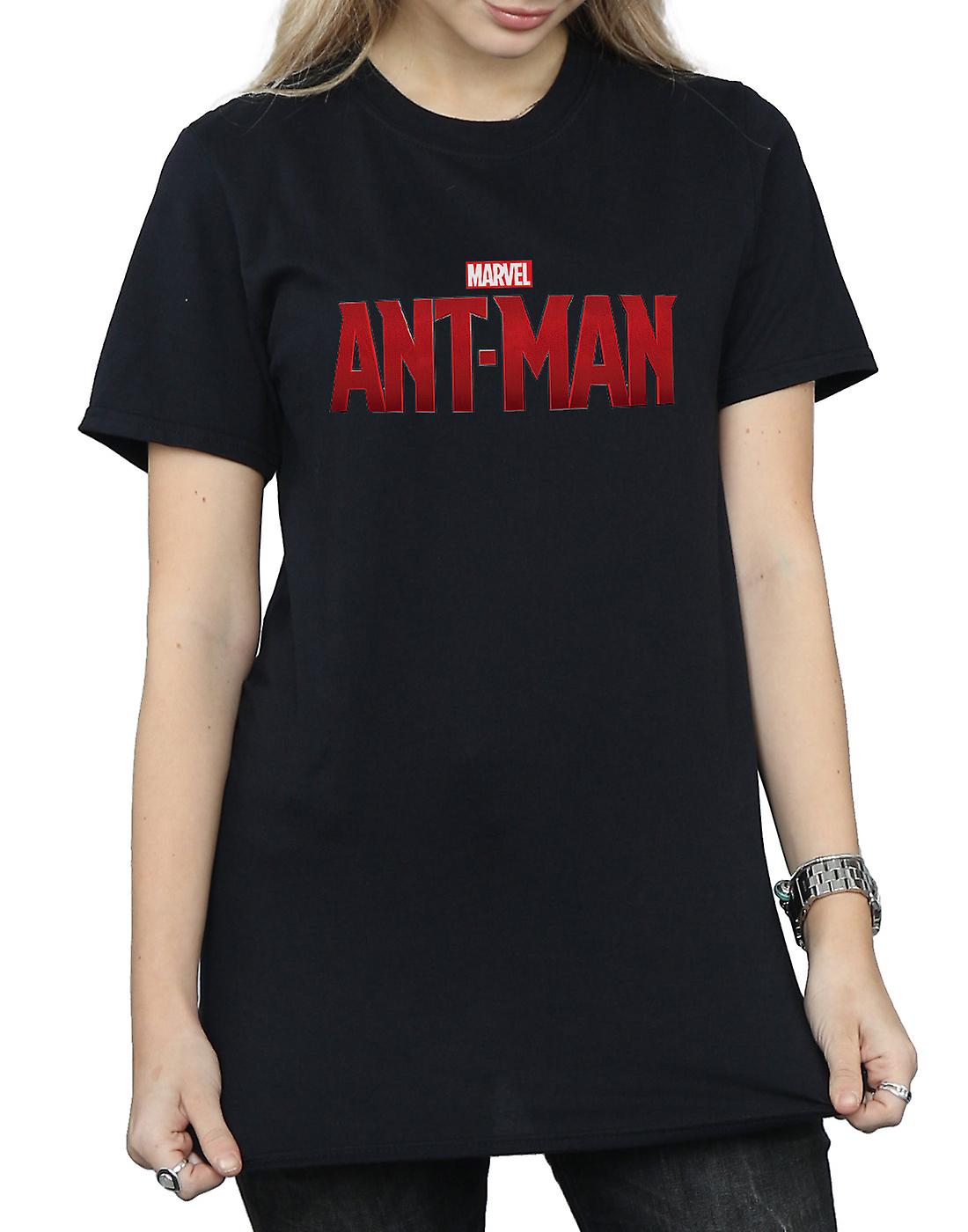 Marvel Women's Ant-Man Movie Logo Boyfriend Fit T-Shirt | Fruugo UK