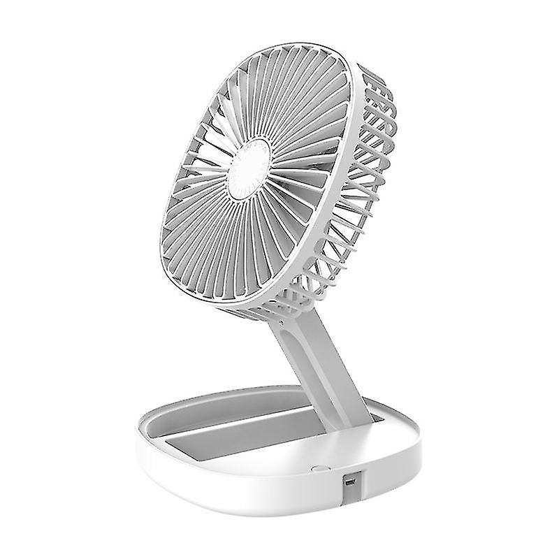 White Portable Desk Fan Desktop Fan, Operated Fan Foldable Travel Fan ...