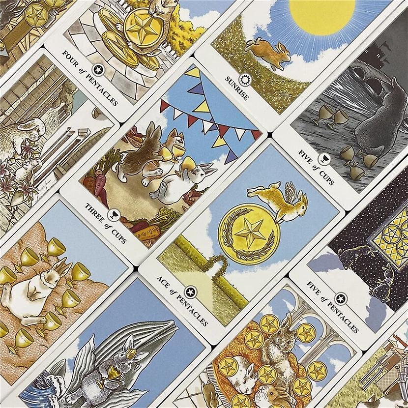 Rabbit Tarot Card Deck [English, 78 cards, PDF-Manual] | Fruugo UK