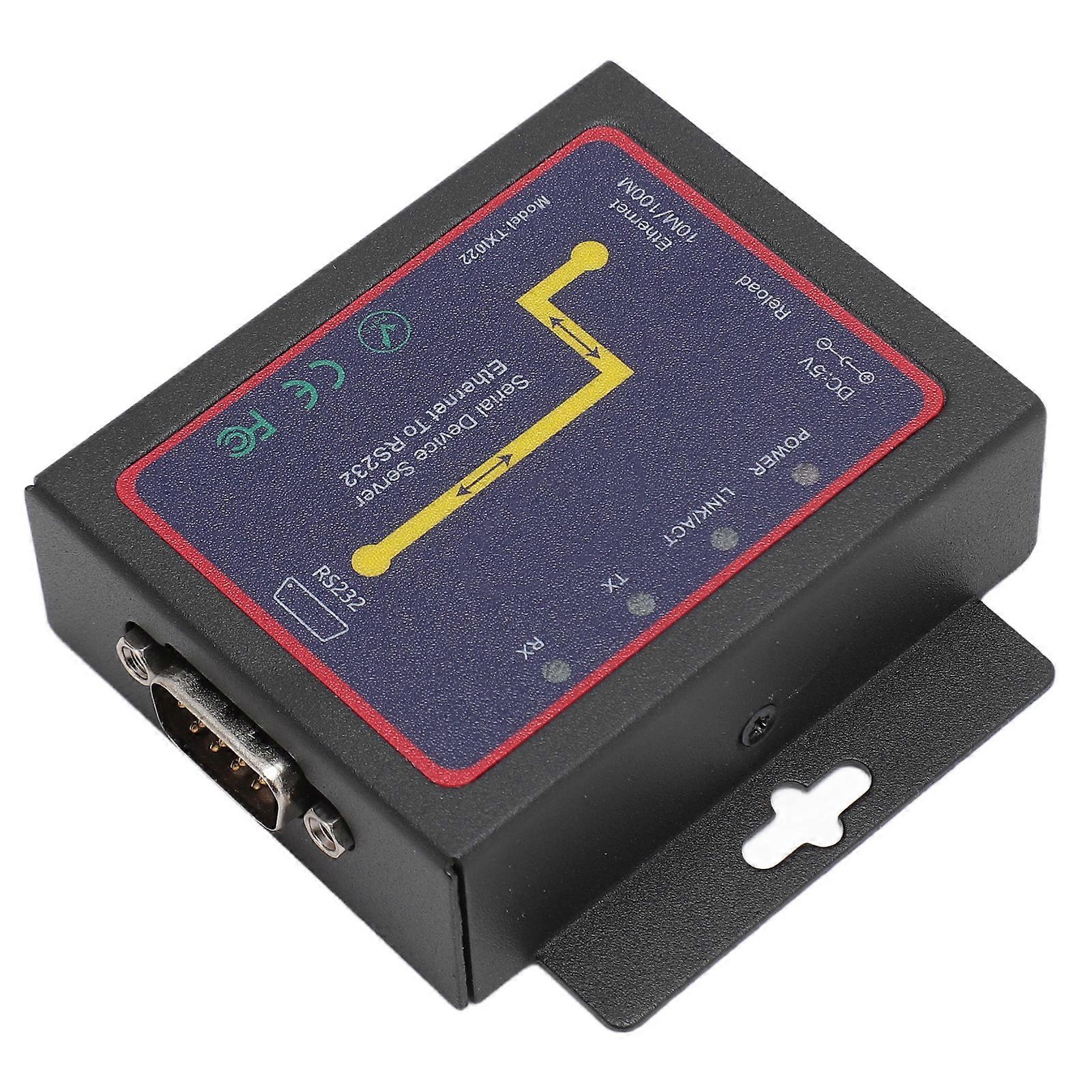 TXI022 RJ45 to RS232 Serial Network Adapter Bi Directional Transfer TCP ...