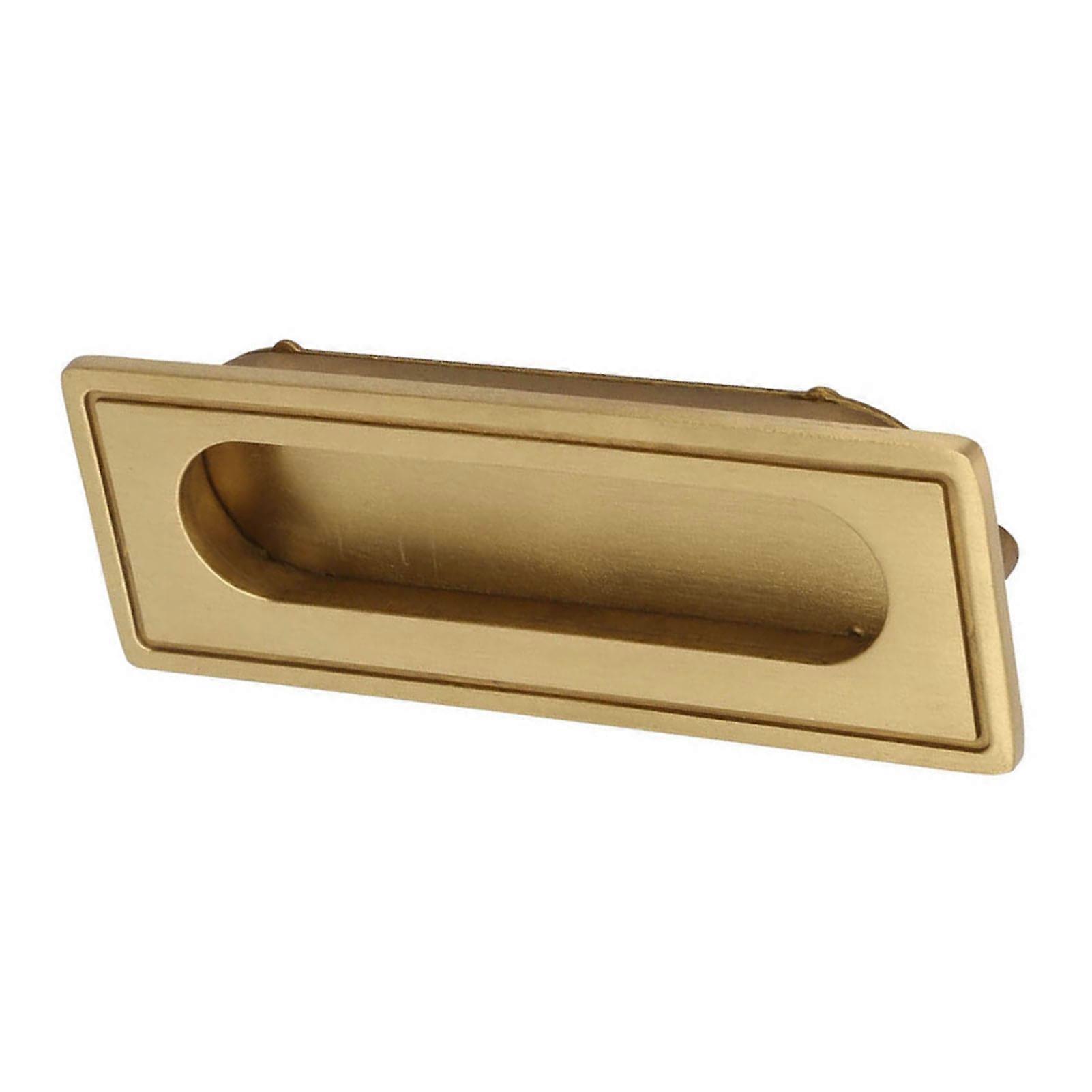 Brass Recessed Furniture Handle Kitchen Cupboard Cabinet Wardrobe ...