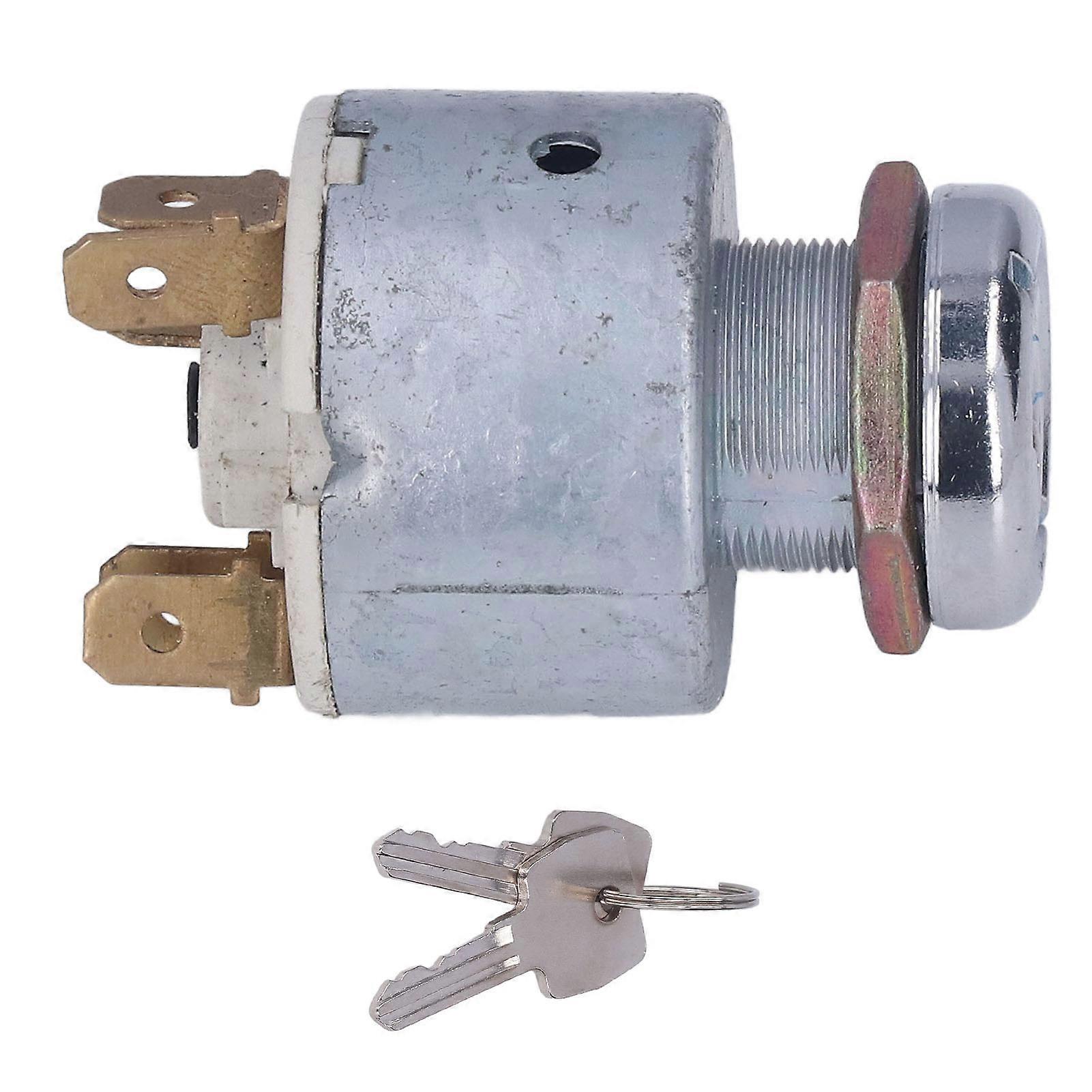 Ignition Switch Universal Starter 3 Terminal 3 Position with 2pcs Key ...