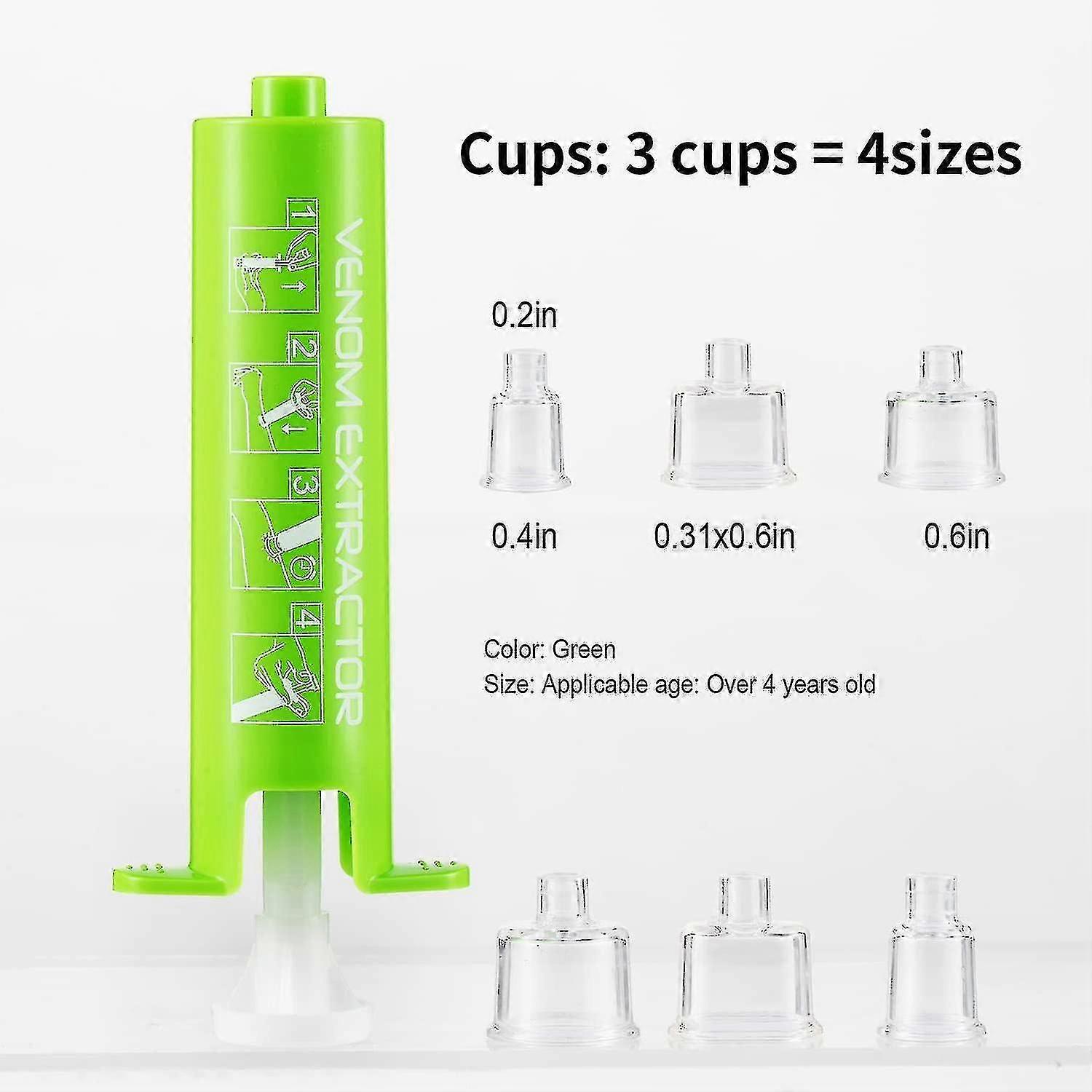 Bites Relief Suction Tool, Vacuum Venom Extractor For Mosquito Bee ...