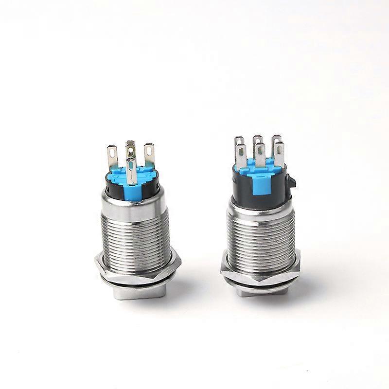 22mm Waterproof Metal Rotary Selector Switch 2 3 Postion 1NO1NC 2NO2NC ...