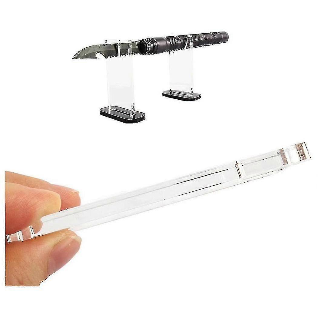 4sets Knife Display Stand,acrylic Knife Holder Collector,single Knife ...