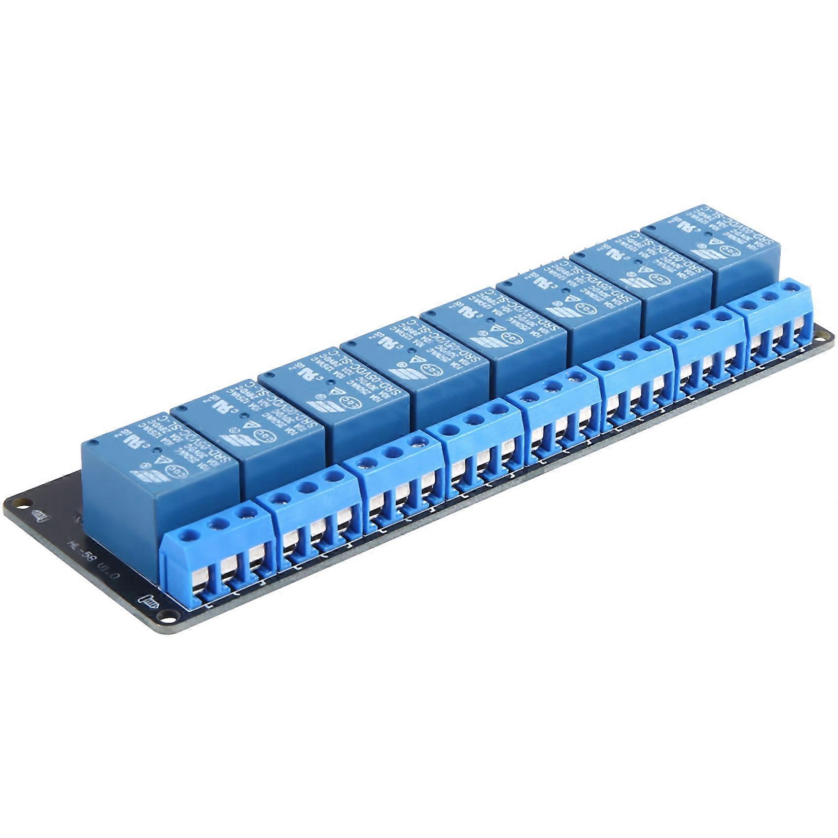 8-Way Relay Module 5V Optocoupler Drive Module Eight-Way Relay Control ...