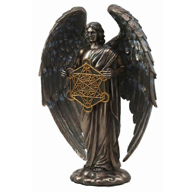 Bronzed Seraphim Six-winged Guardian Angel With Sword And Serpent Big ...