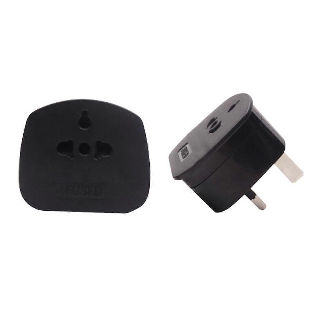 Small British to European Outlet Plug Adapter Power Converter AC 250v ...