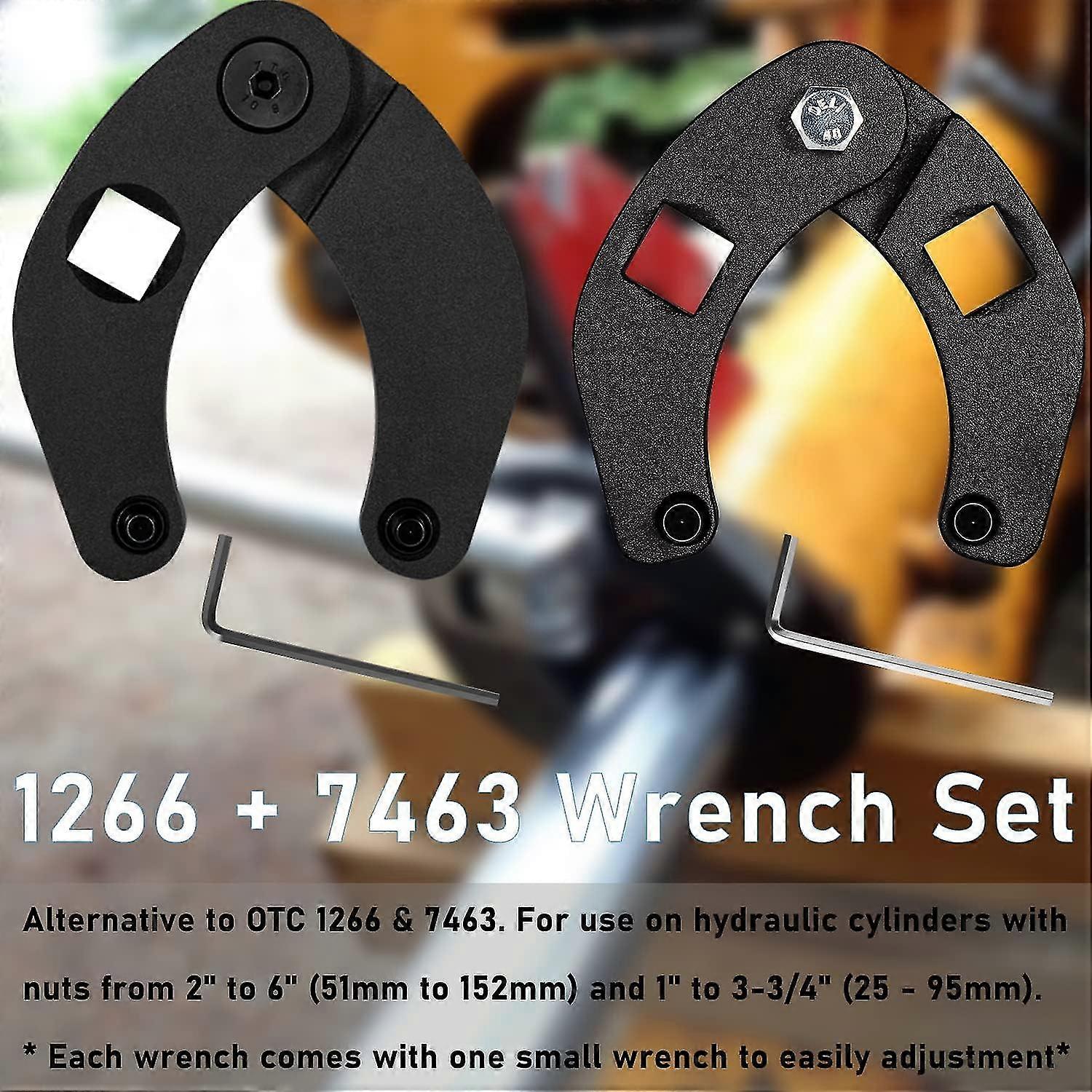 (set Of 2) 1266 Adjustable Gland Nut Wrench & 7463 Universal Hydraulic ...