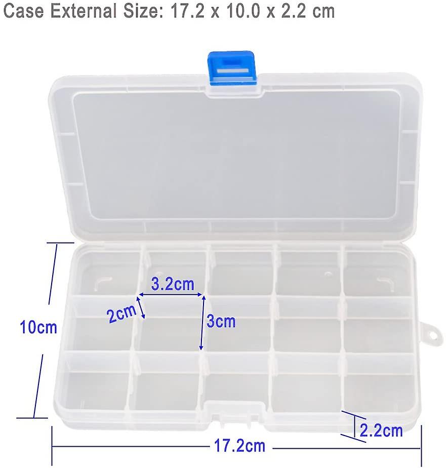 2 Xl Compartmentalized And Stackable Storage Cases 345x249x50 Mm I ...