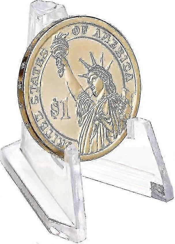 20pcs Coin Holder Display Stands Coin Easels Medal Badge Collection ...