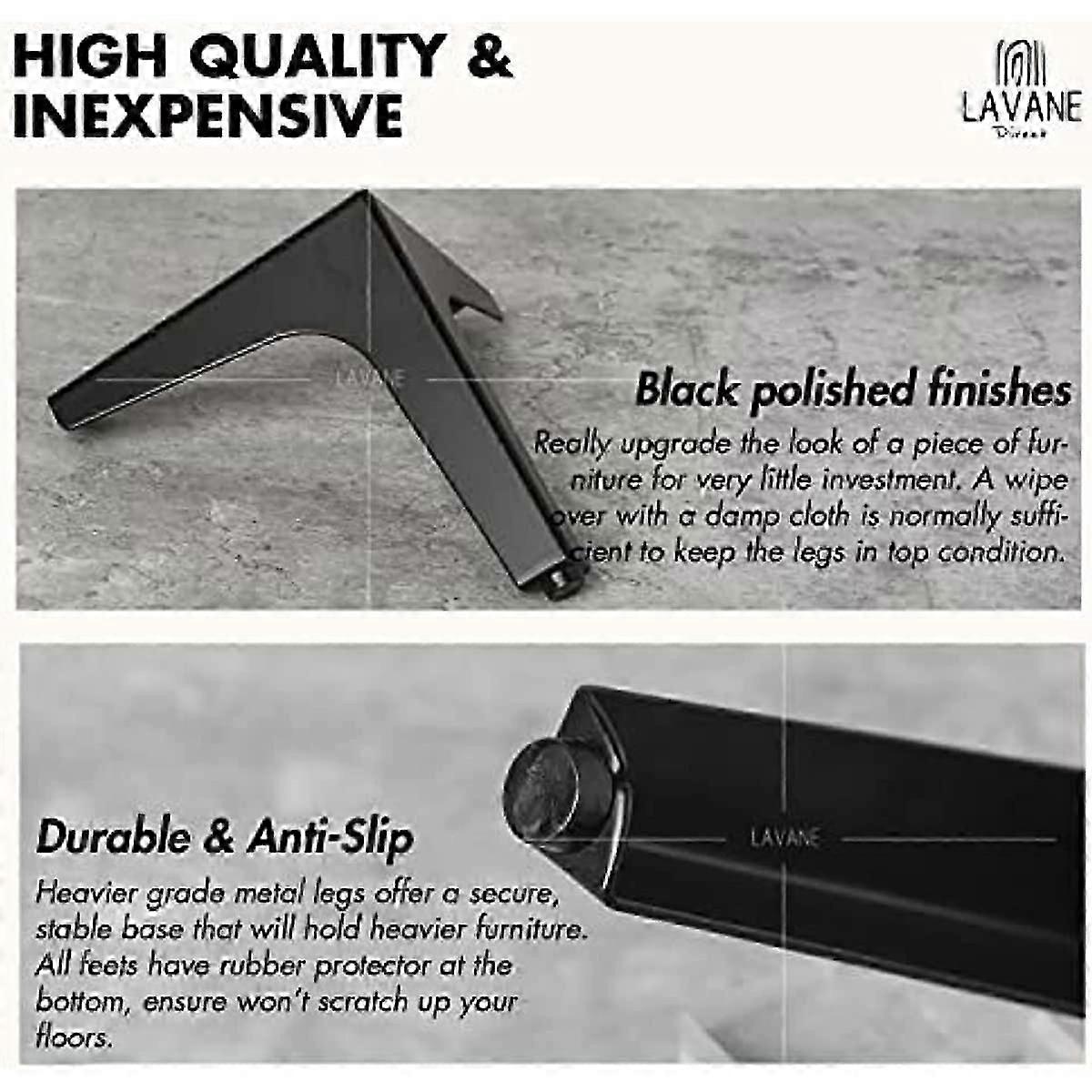 Triangular Metal Furniture Feet Replacement for Cupboard Sofa Couch ...