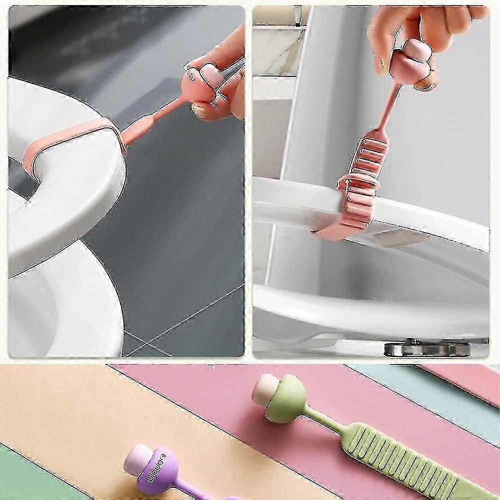 Toilet Lid Lifter Silicone Anti Slip Adjustable Clip Toilet Seat Cover ...