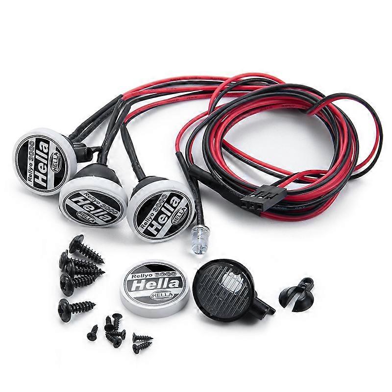4Pcs LED Lights Kit Headlights Spotlight for Axial SCX10 Wraith RR10 ...