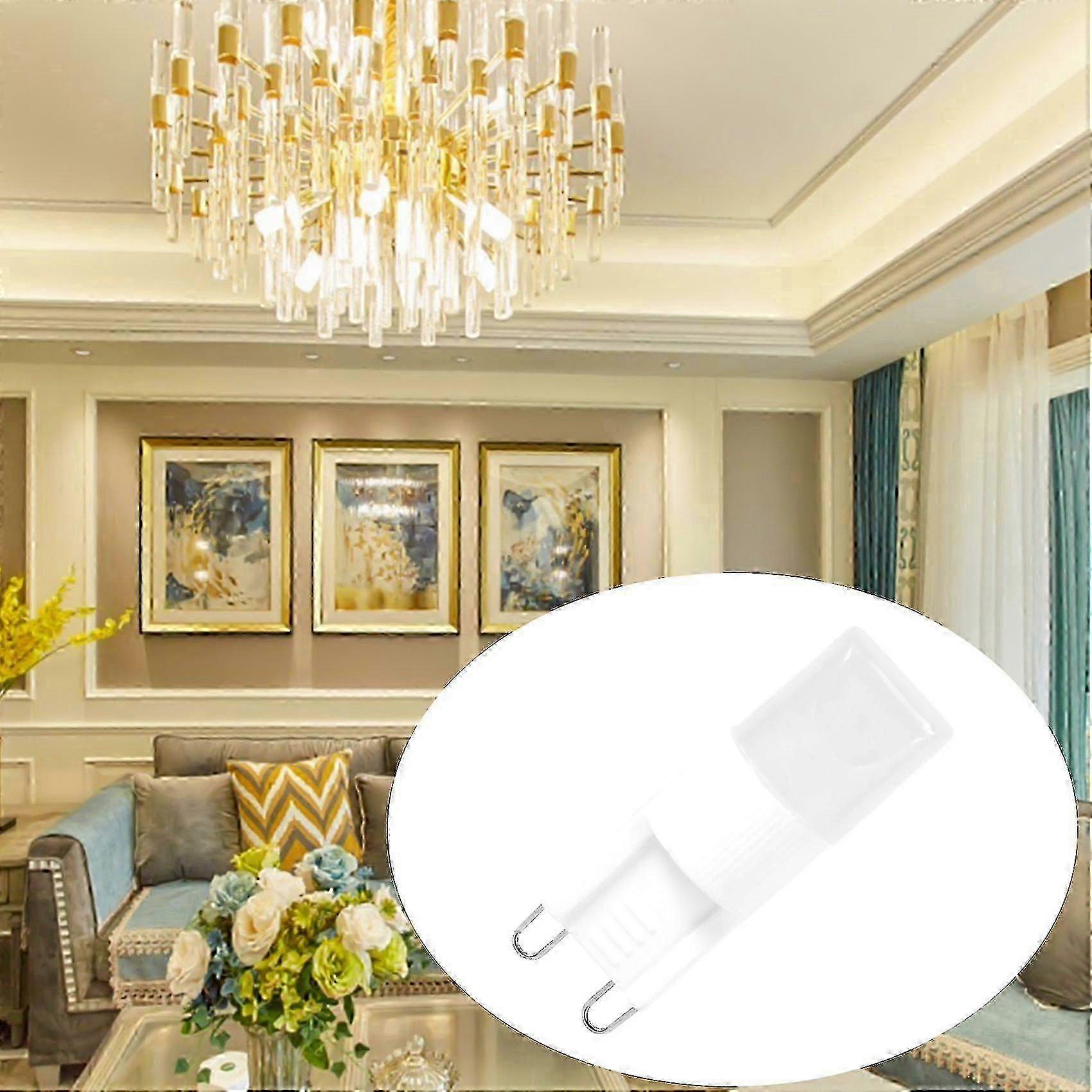 Warm White 3500K LED Bulb with High Luminosity 10x G9 Lighting | Fruugo UK