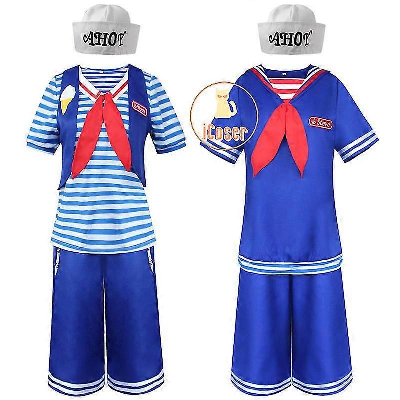 Stranger Things Cosplay Ice Cream Shop Sailor Suit Robin Steve ...