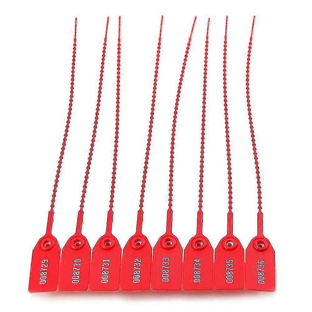100 Plastic Tamper Seals, Zip Ties For Fire Extinguishers Pull Tite ...