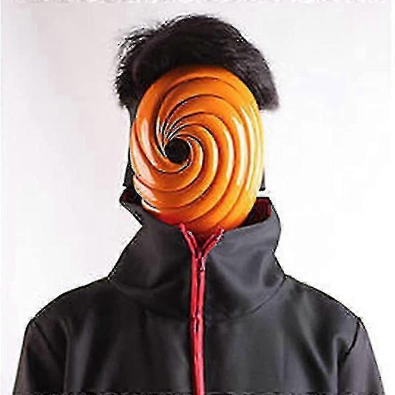 Obito Mask Obito Anime Cosplay Mask Latex Ninja Cosplay Mask Halloween ...