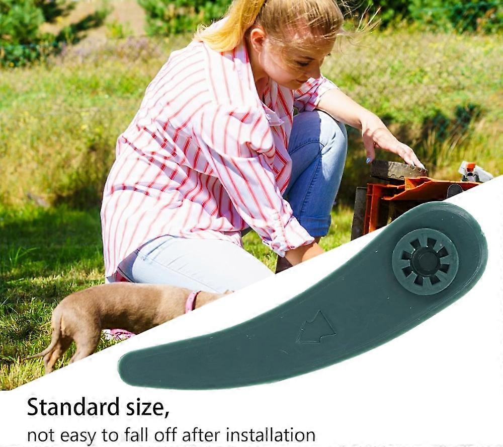 100 Pcs Grass Strimmer Trimmer Plastic Blades Set For Bosch Art23-18li ...