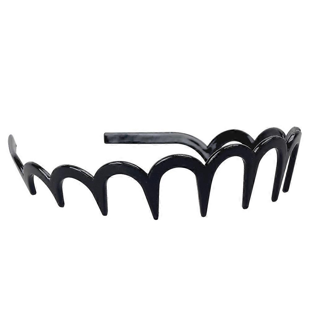4pcs Unisex Hard Plastic Antiskid Hairbands Deep Durable Hoops for Long ...