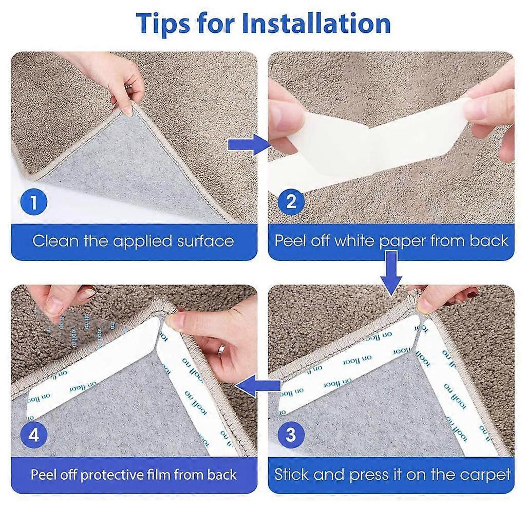 Carpet Anti-skid Sticker, Fixed Sticker for Floor Mat, Upgraded Carpet ...
