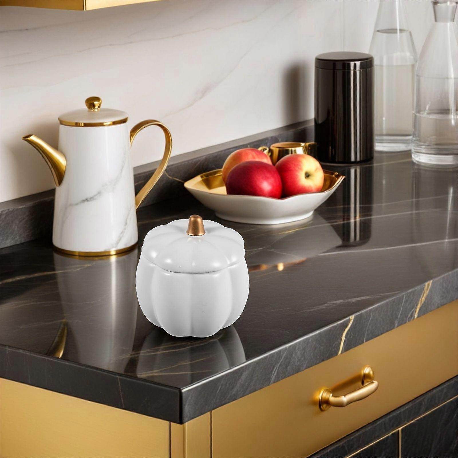 Ceramic Pumpkin Pot with Lid: Soup Mug Cute - Pumpkin Ceramic Dish for ...