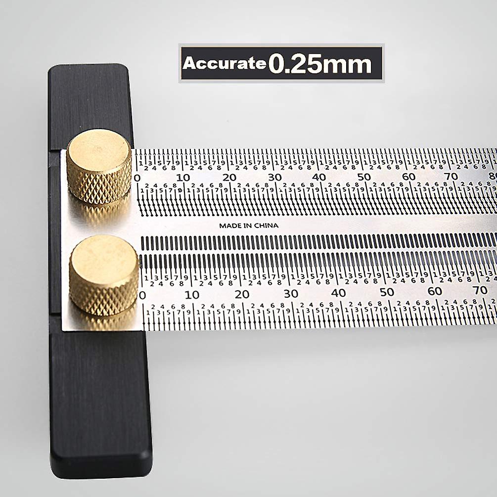 Marking T-ruler High Precision Woodworking Scribe Line Scale Ruler With ...