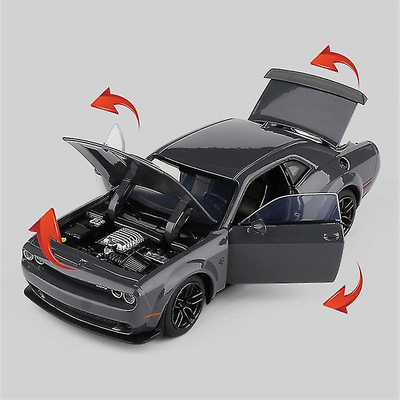 1:32 Dodge Challenger Srt Alloy Sports Car Model Diecast Toy Metal ...