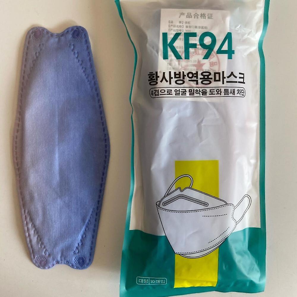 30/50 Pieces Gradient Color 4 Layer Korean Fish KF94 Disposable Adult ...