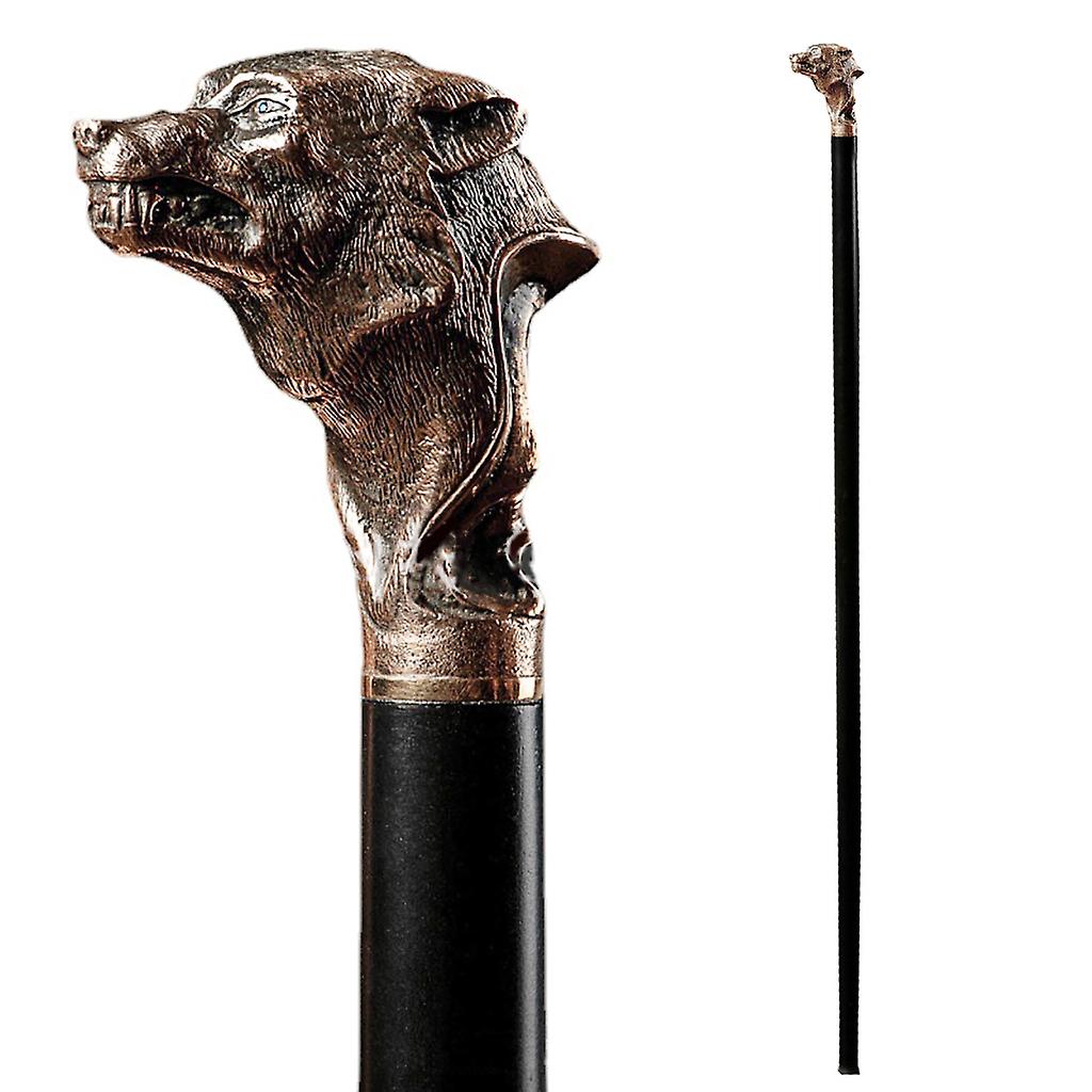Wolf Head Luxury Walking Stick Men Luxury Walking Cane Travel ...