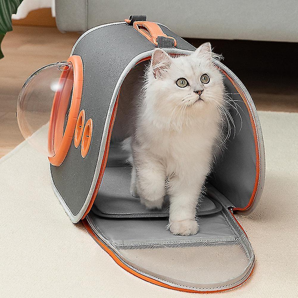 Bags Breathable Pet Small Dog Backpack Travel Space Capsule Cage Pet ...