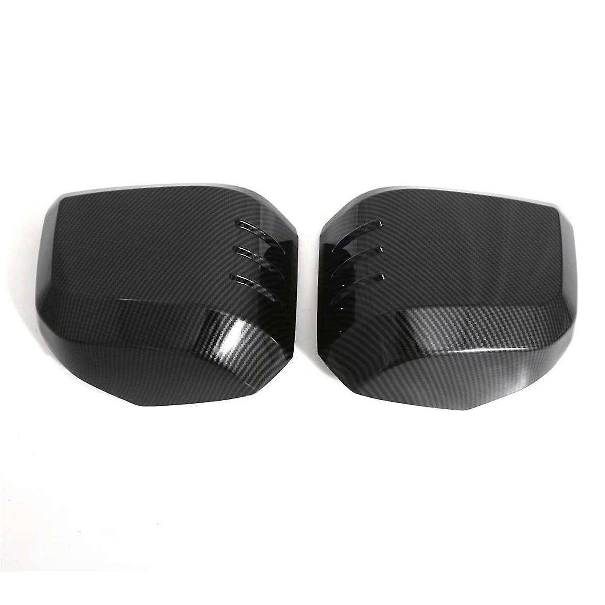 Car Rear View Side Mirror Shell Carbon Fiber Style Fit For Hiace 2019 ...