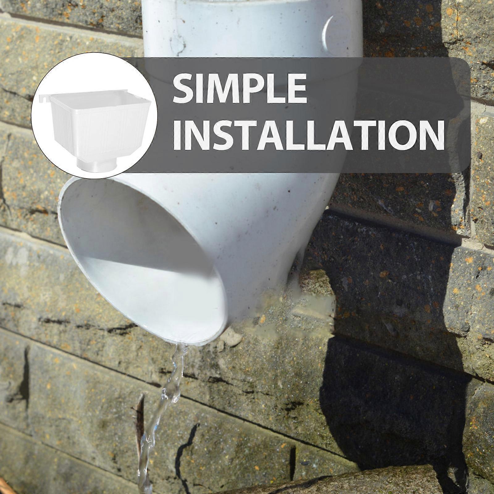 Rainwater Gutter Downspout Connector Plastic Downspout Drainage ...