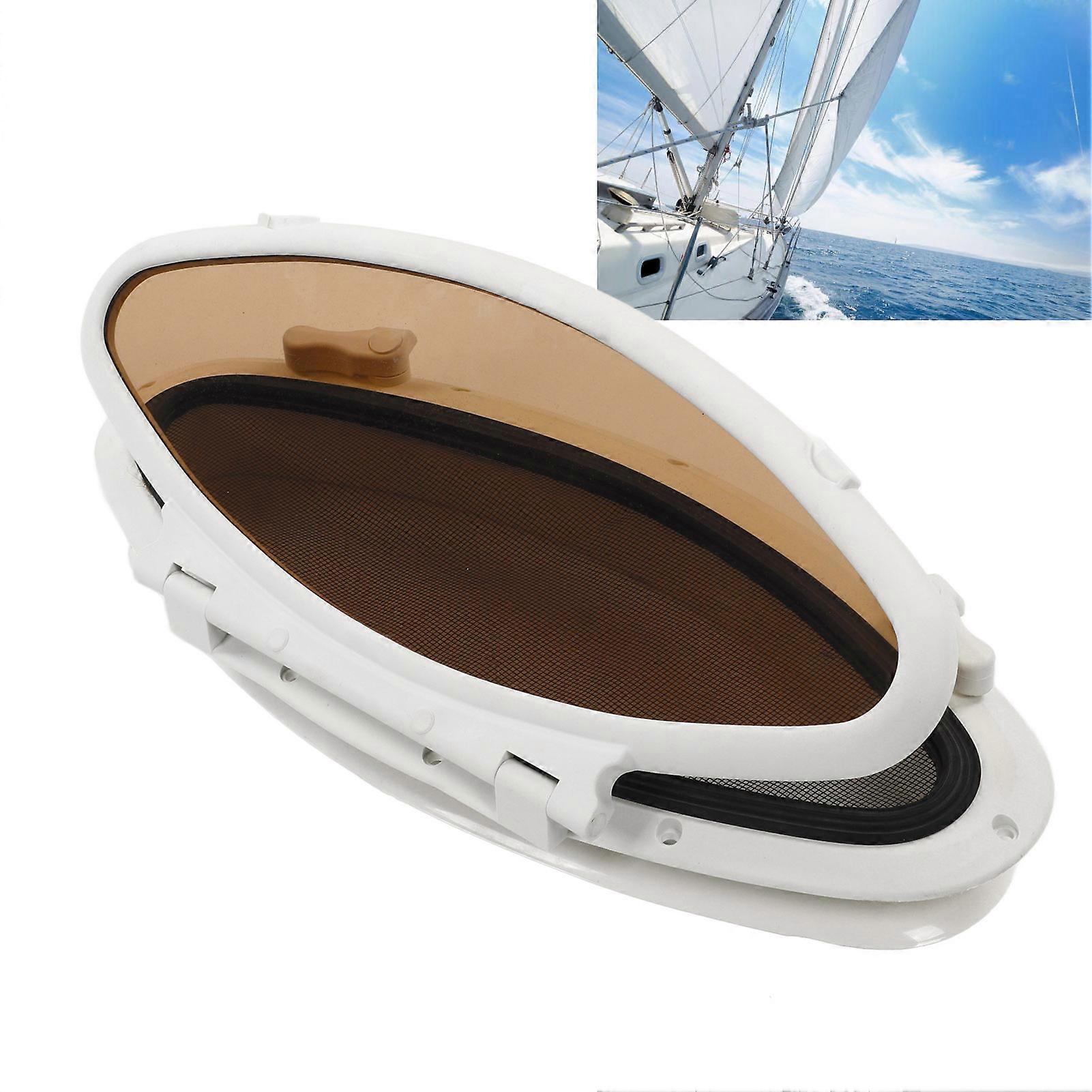 470x210mm Inward Opening Oval Porthole Anti UV Waterproof Portlight ...