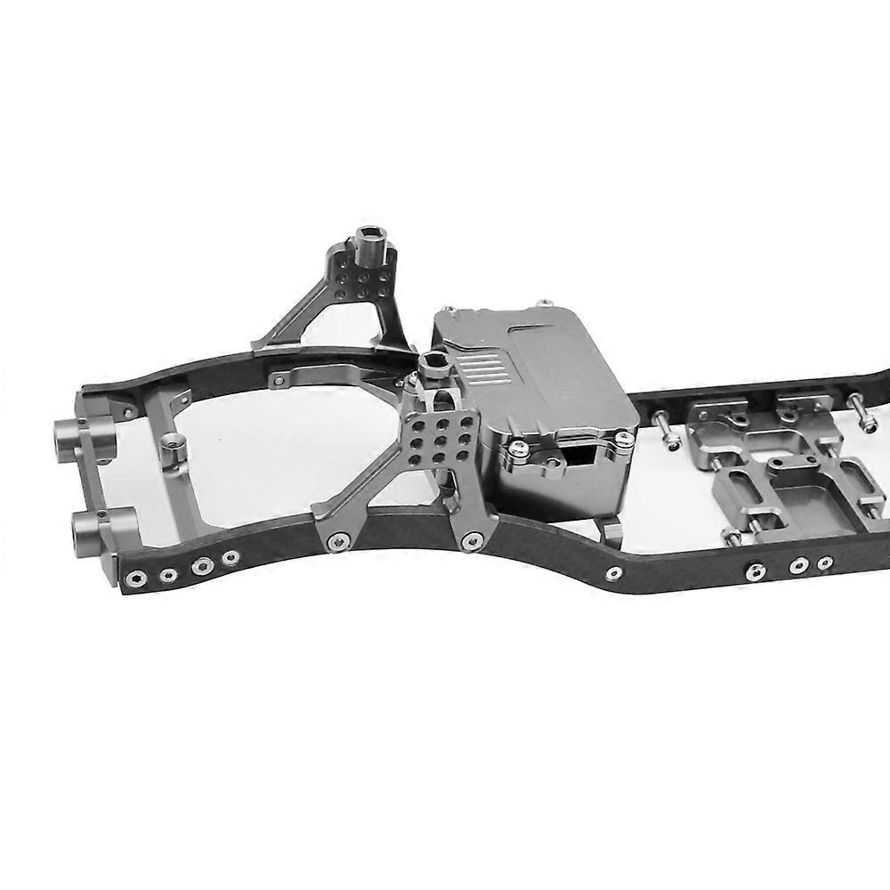 1/10 RC Crawler Carbon Fiber Girder 4MM CNC Metal Car Chassis Frame ...