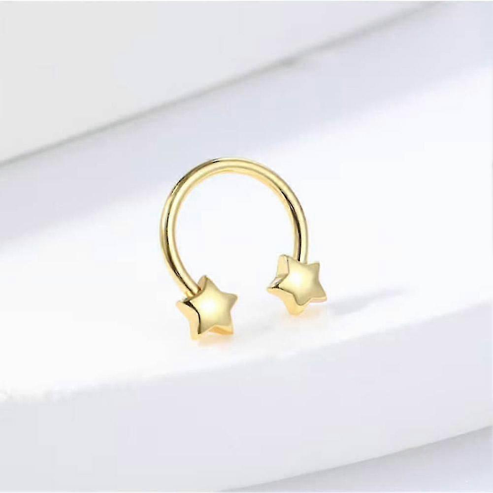 Stainless Steel Rings For Septum, Nose, Heart, Star, Stud, Earring ...