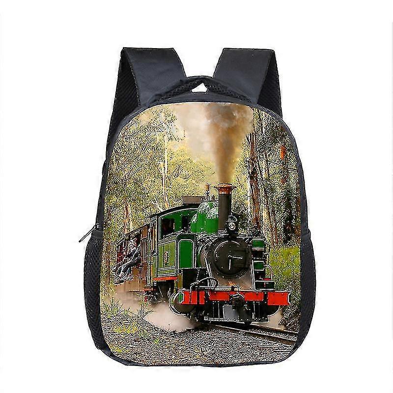 16 Inch Steam Locomotive / Train Toddler Backpack Children School Bags ...