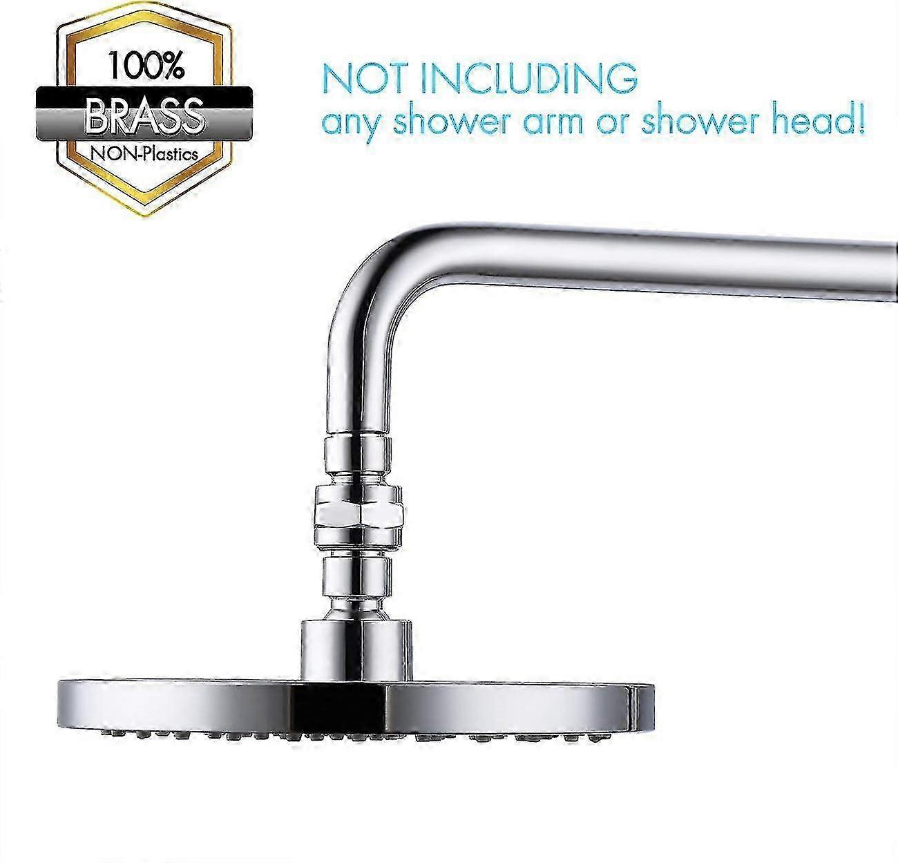 Shower Connector Ball Joint Adjustable Shower Head Swivel Ball Adapter ...