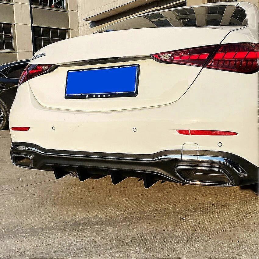 Rear Bumper Spoiler Rear Blade Wind Rear Lip Modification For Mercedes ...