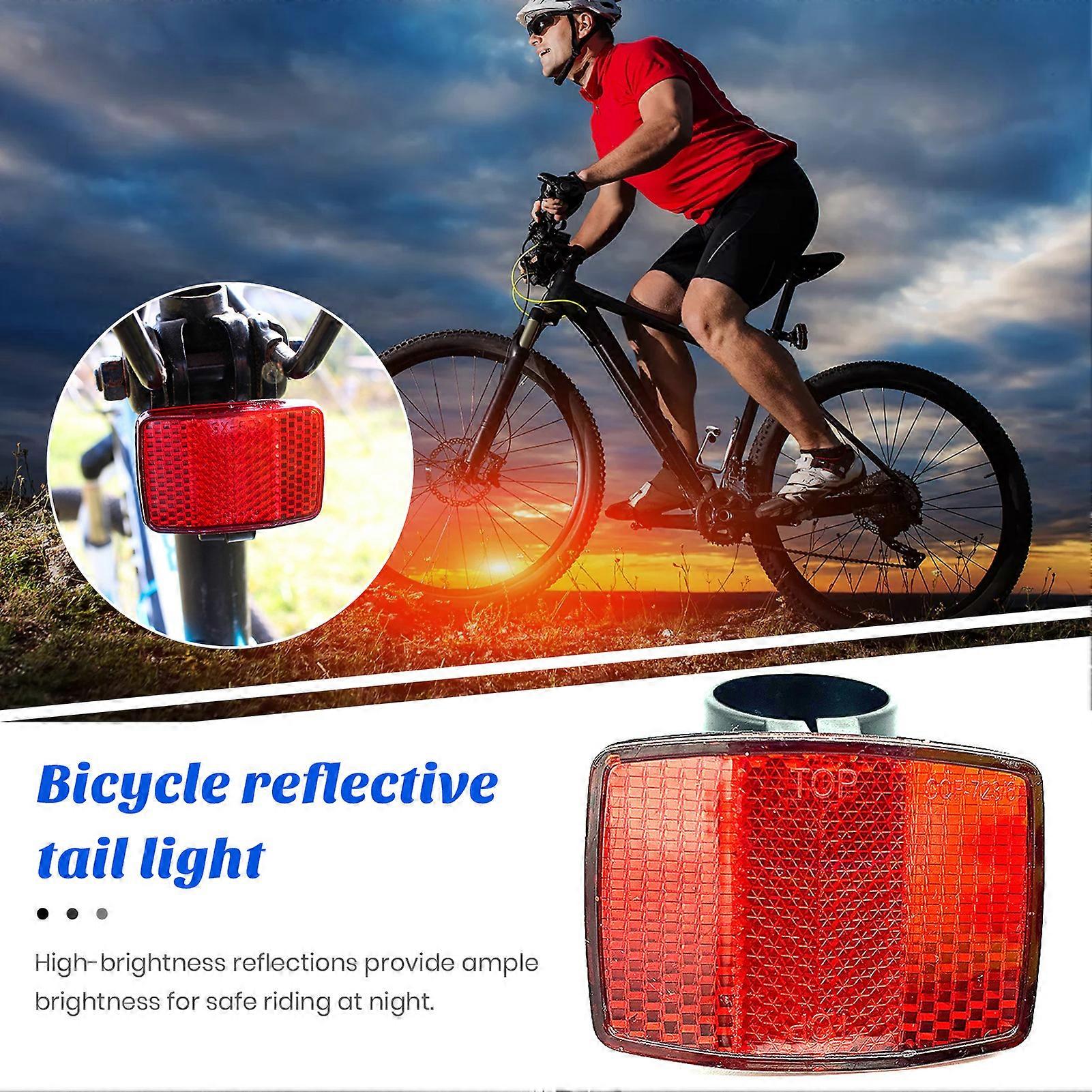 1 Set Reflective Tail Light High-Brightness Easy Installation Multi ...