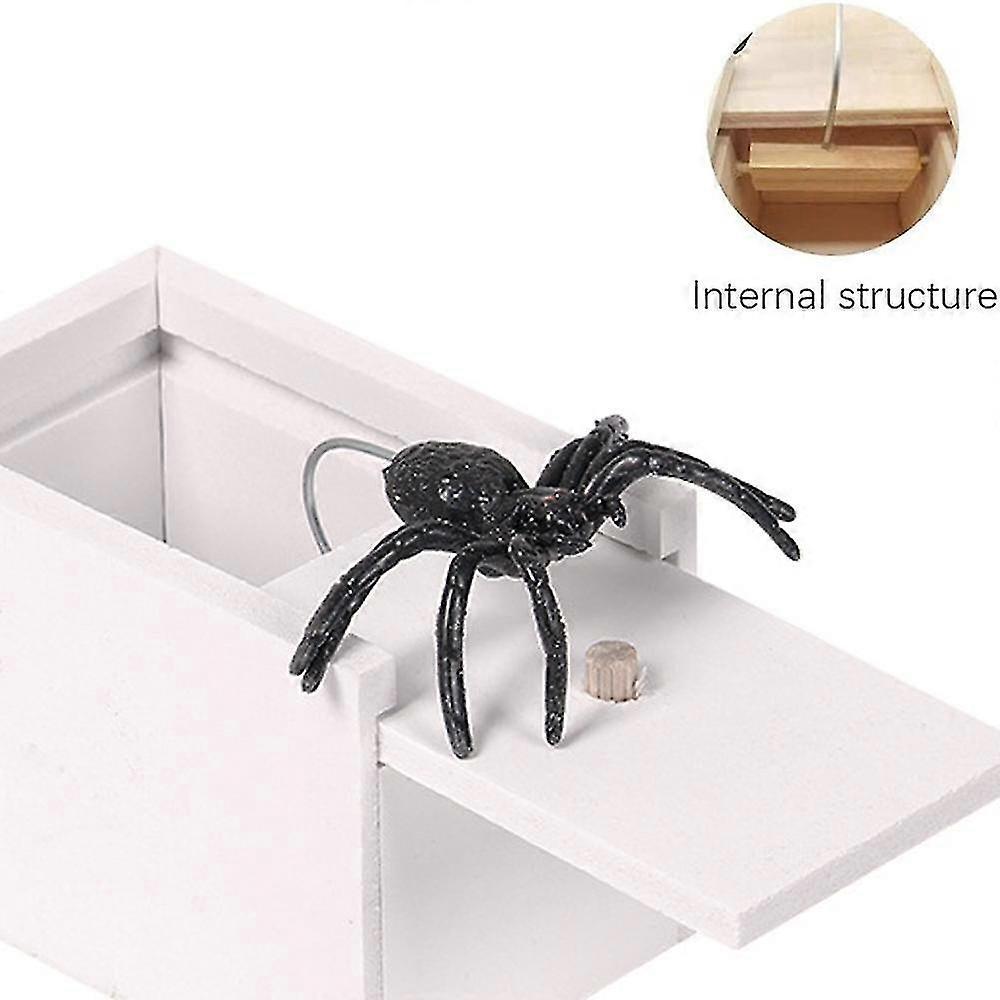 Spider Box Prank Practical Handcrafted Surprise Joke Boxes Funny Wooden ...