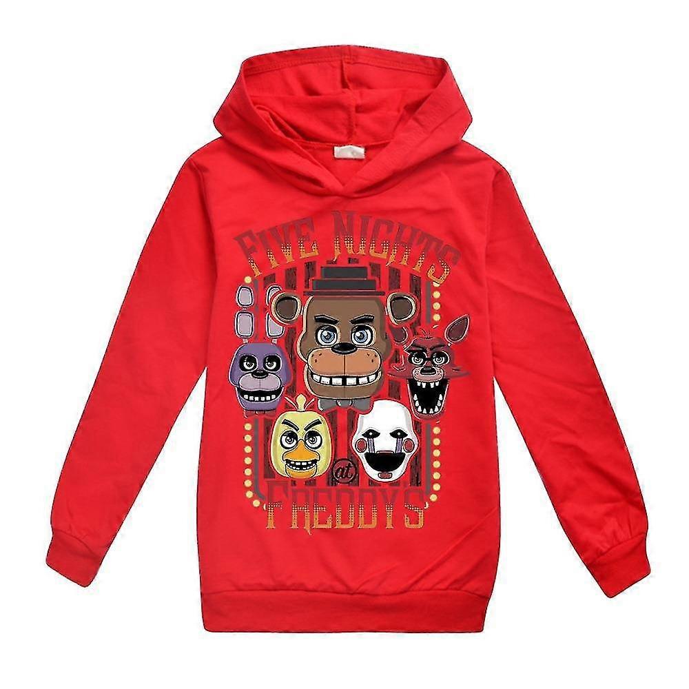 Fnaf Five Night At Freddy's Printed Sweatshirt Hoodies Tops Hooded ...