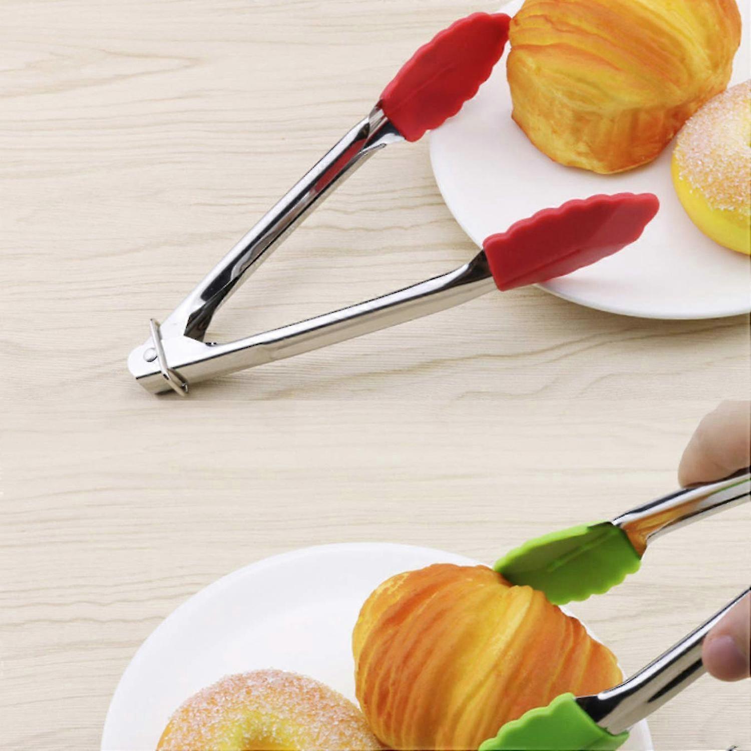 Silicone Tongs Mini Small Tiny Kitchen Tongs For Food Sugar Ice Salad ...