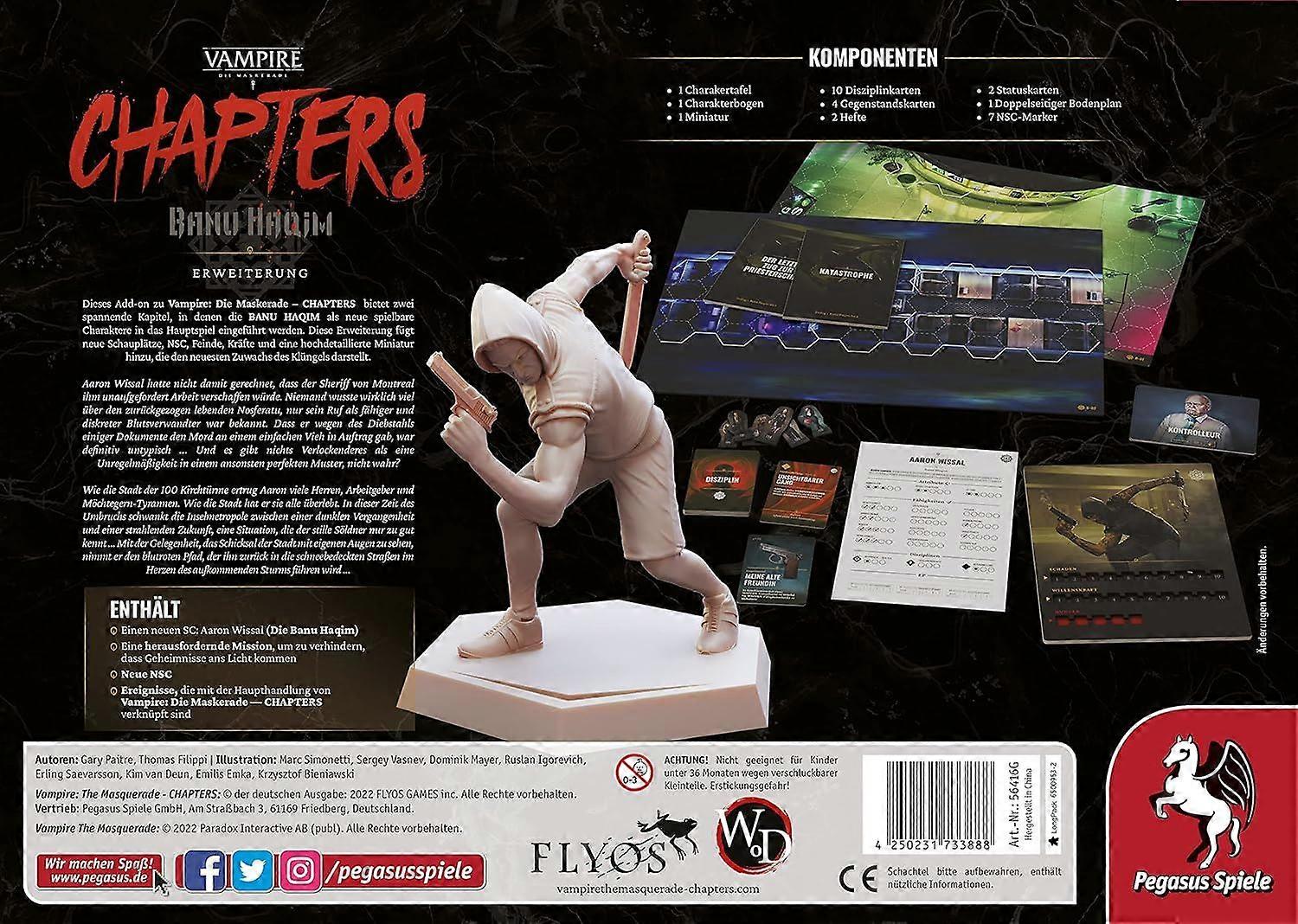 Vampire The Masquerade Chapters Expansion Pack Banu Haqim | Fruugo UK