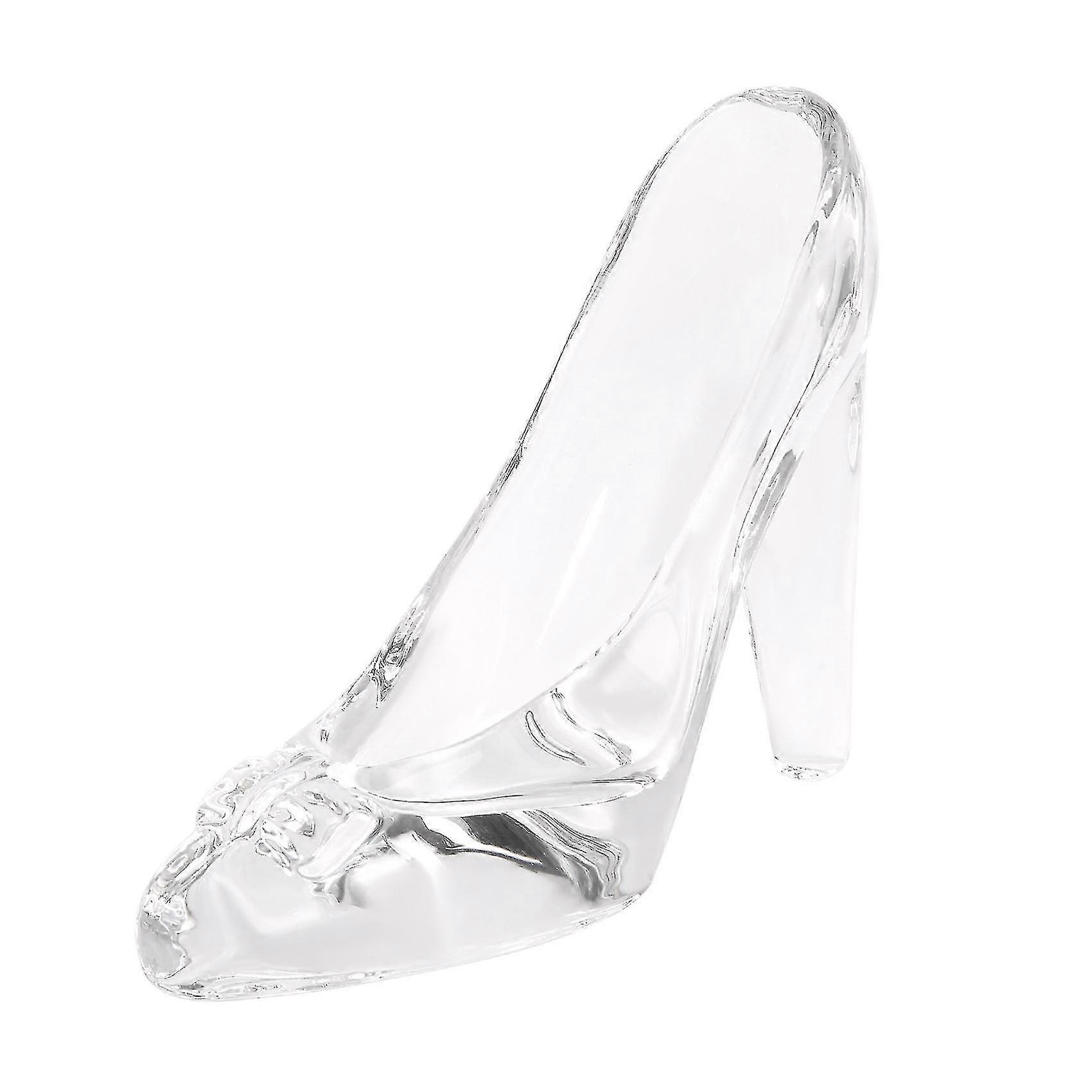 Cinderella High-heeled Shoes Figurines - Crystal Glass Birthday Gift ...